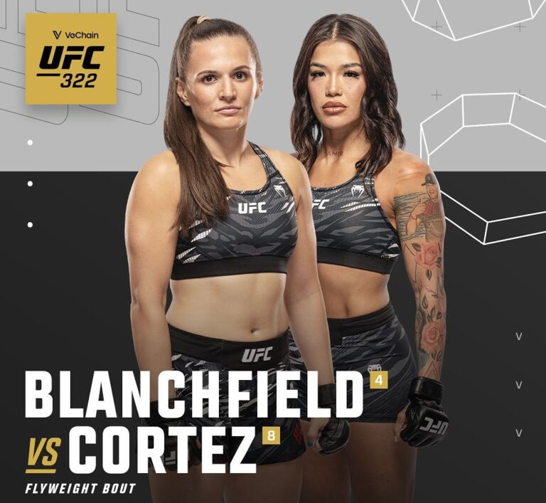 UFC 322: Erin Blanchfield vs Tracy Cortez - Betting Odds, Fight Time ...