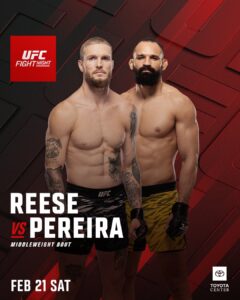 Zach Reese vs. Michel Pereira: UFC Houston Fight Time, Odds, Picks ...