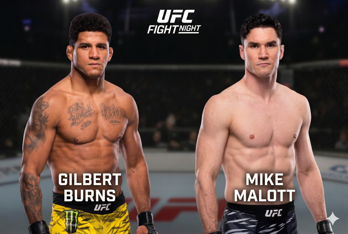 Gilbert Burns vs Mike Malott UFC Winnipeg Odds, Fight Card and Start ...