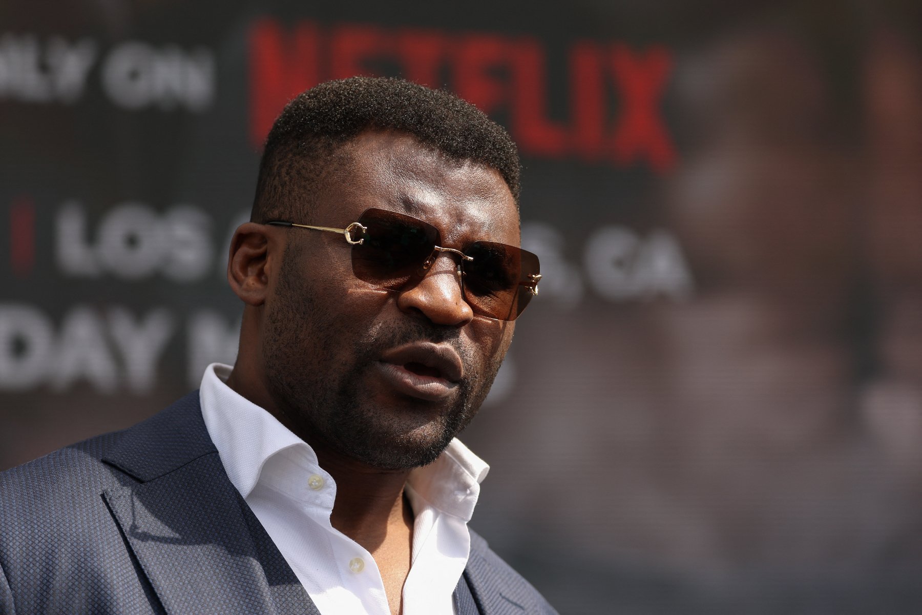 Francis Ngannou and Jake Paul Separated After Backstage Altercation at ...